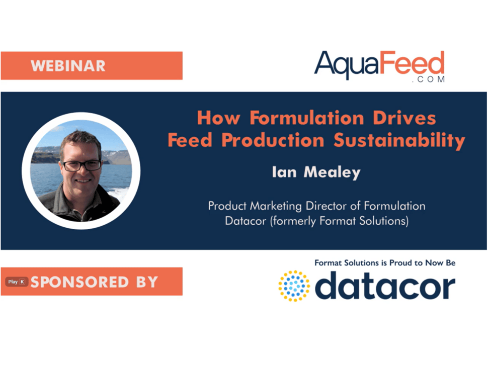 Sustainability in Aquafeed Webinar