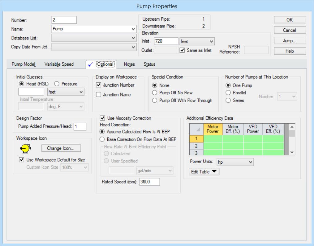 Crude Oil System|Pump Curve Graph|Viscosity Corrections|Results ...