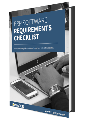 ERP Software Requirements Checklist | Datacor, Inc.